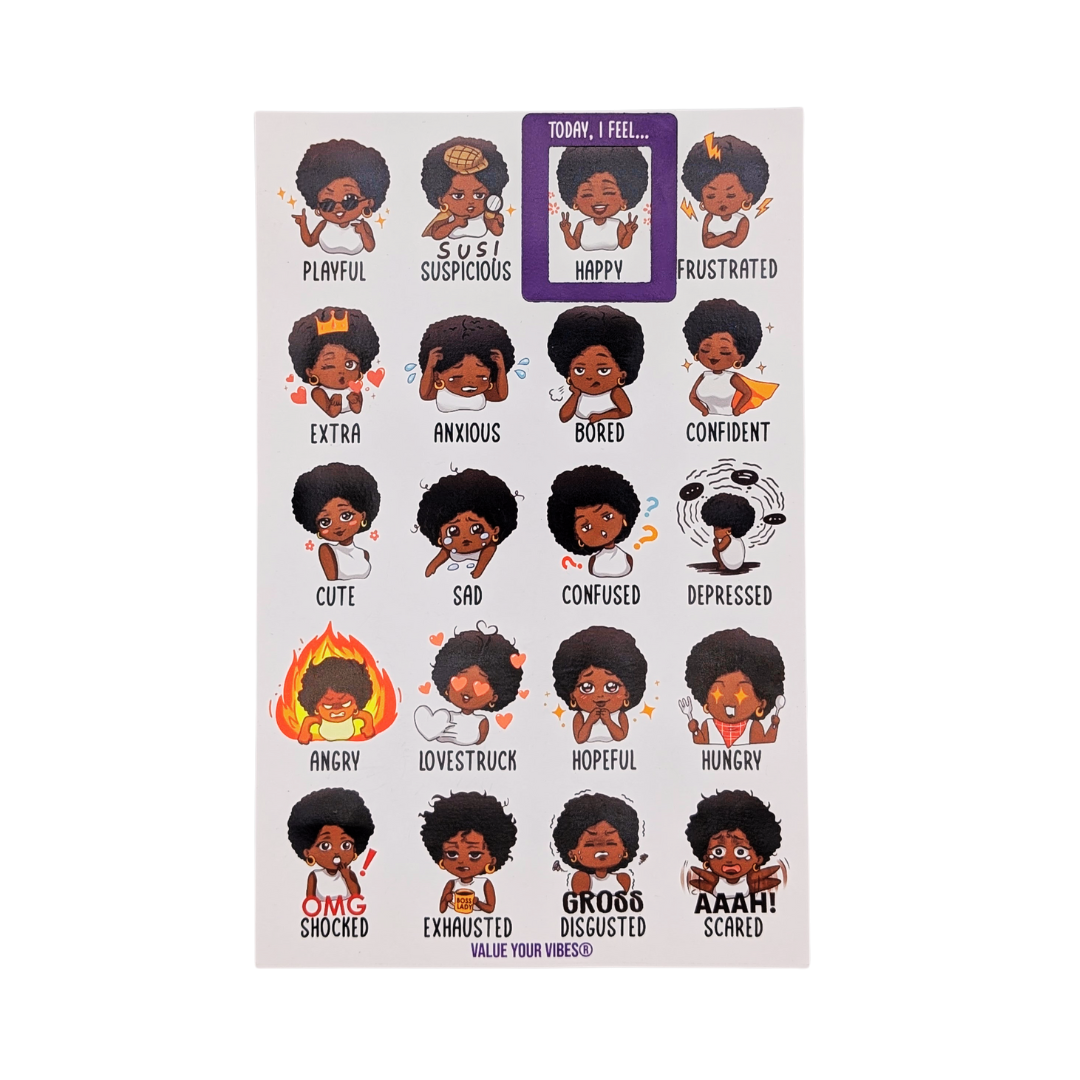 Value Your Vibes® | Black Emotions, Feelings & Moods Tools